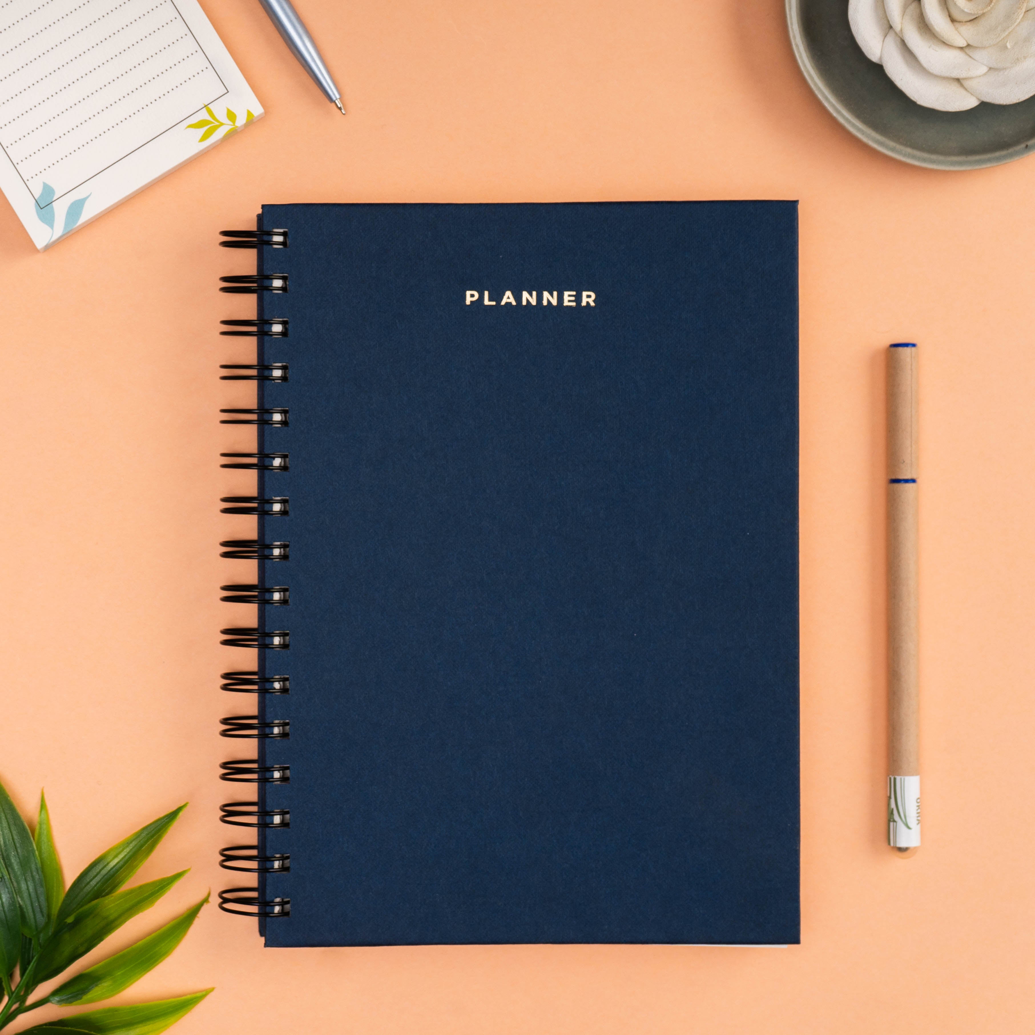 Undated Planner - A5 Hardbound, Eco-Friendly & Versatile | The Zappy Box