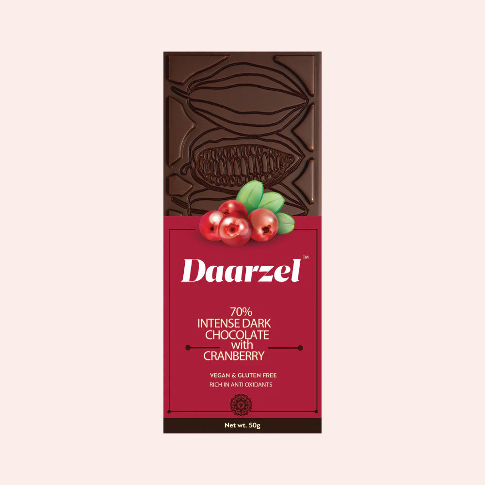 Dark Chocolate with Cranberry – The Zappy Box