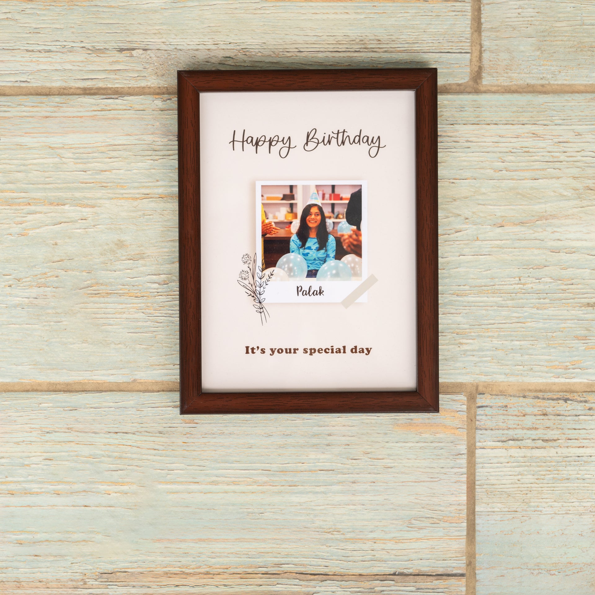 Happy Birthday Photo Frame | Personalised Photo Frame – The Zappy Box