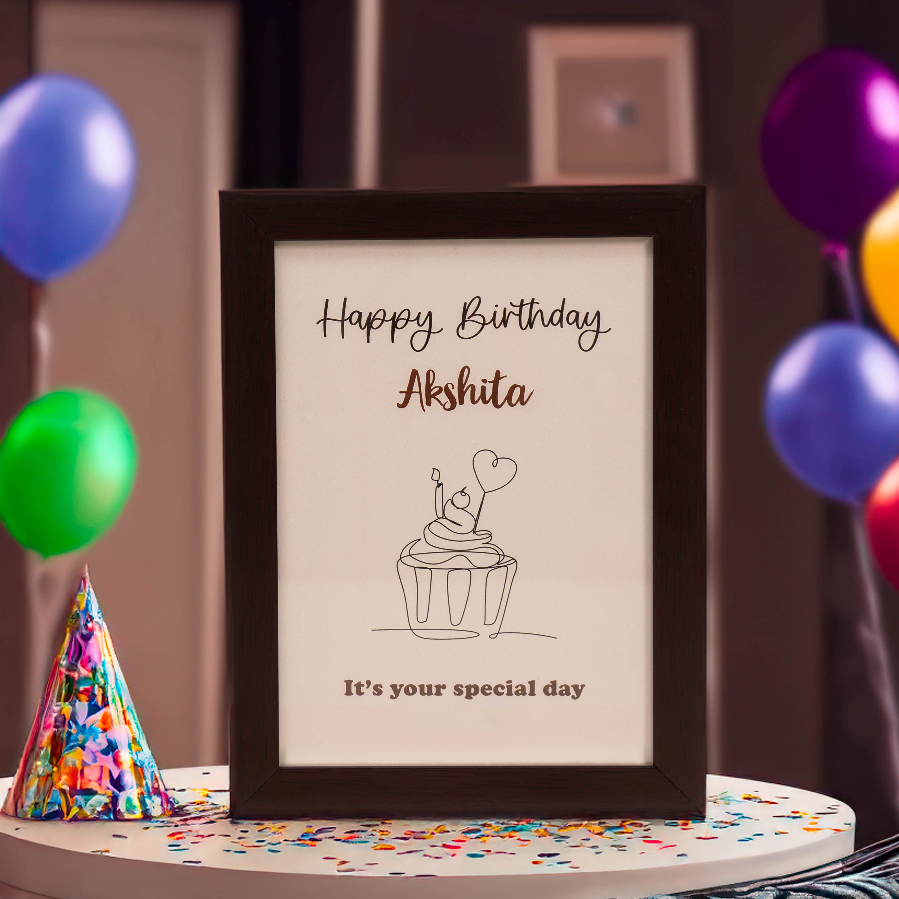 Get Birthday Special Photo Frame - Personalized Gift | The Zappy Box