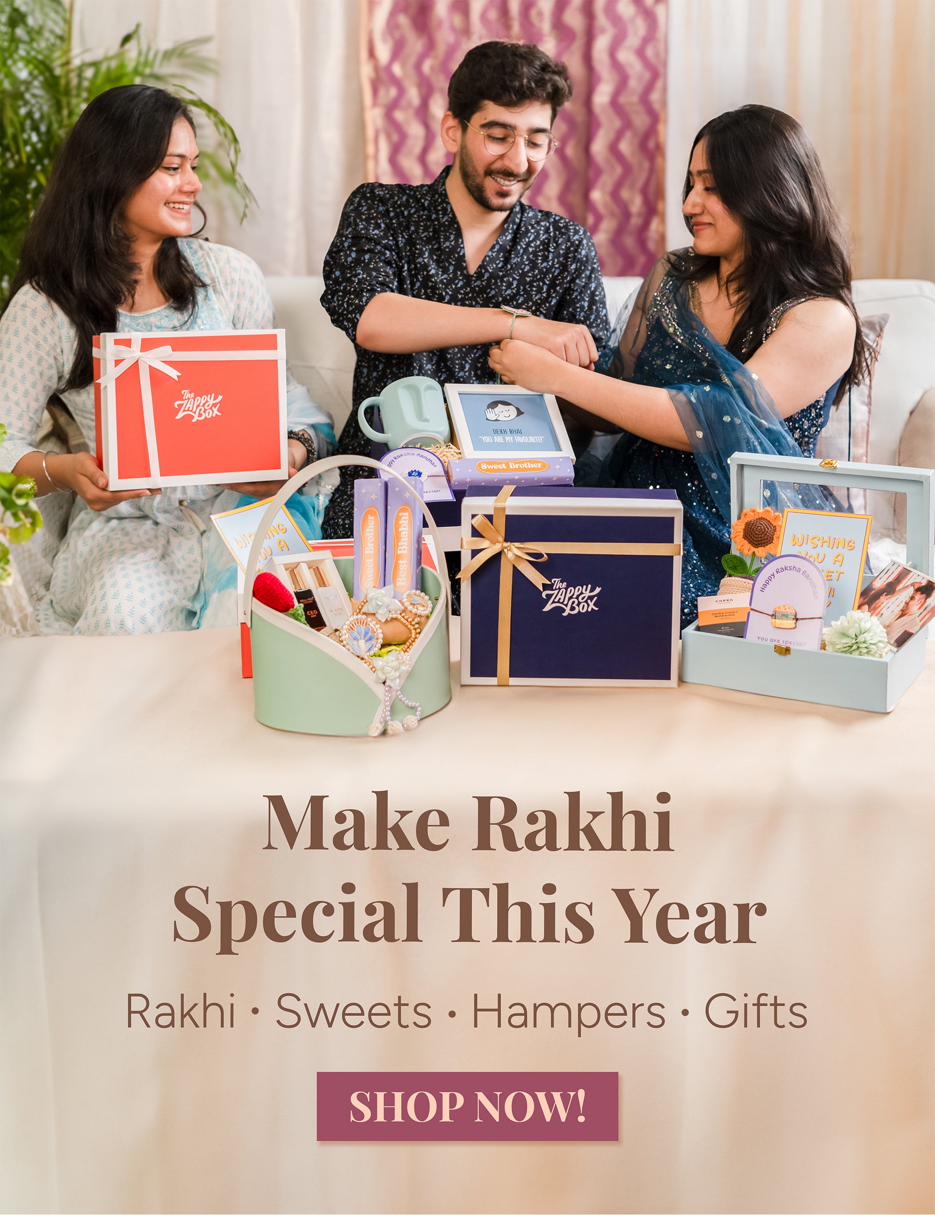 Gift Hampers & Boxes - Premium & Unique Hampers Online | The Zappy Box