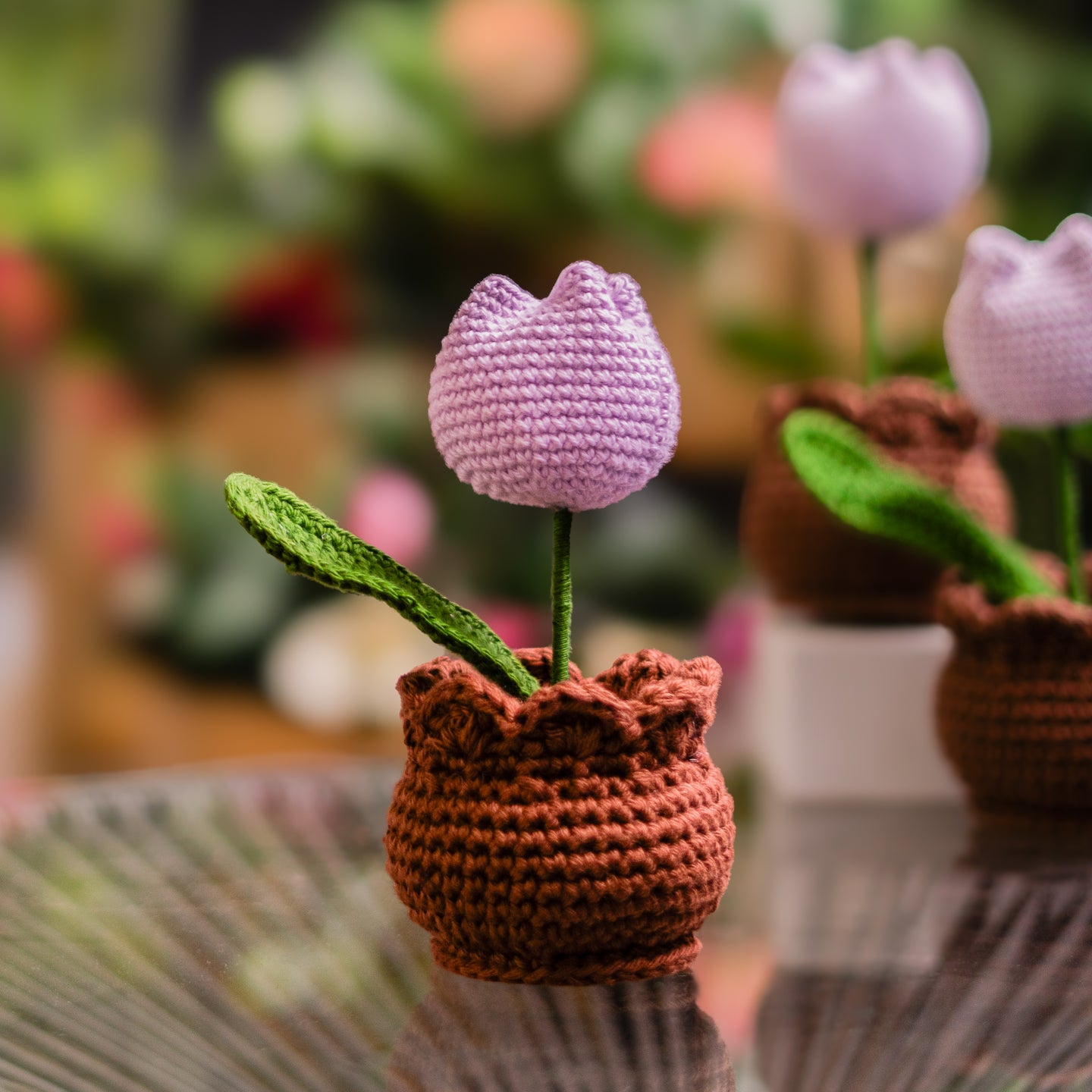 Crochet Tulip - Crochet Tulip Pot Online | The Zappy Box