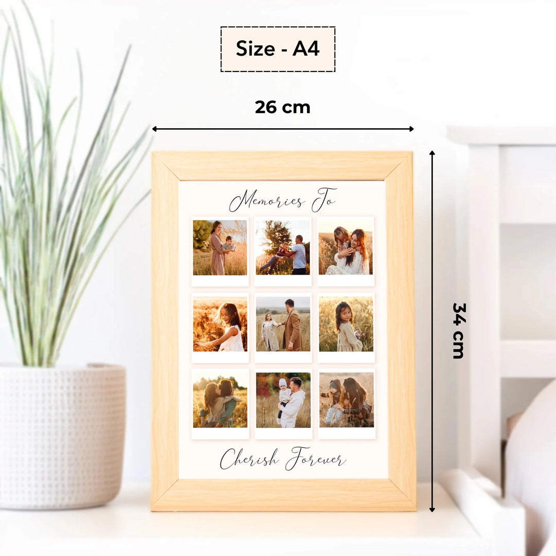 Buy Wholesome Memories Personalized Photo Frame | The Zappy Box