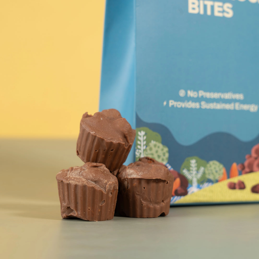 Almond Rock Bites 85g - Crunchy Chocolate Almond Clusters | The Zappy Box