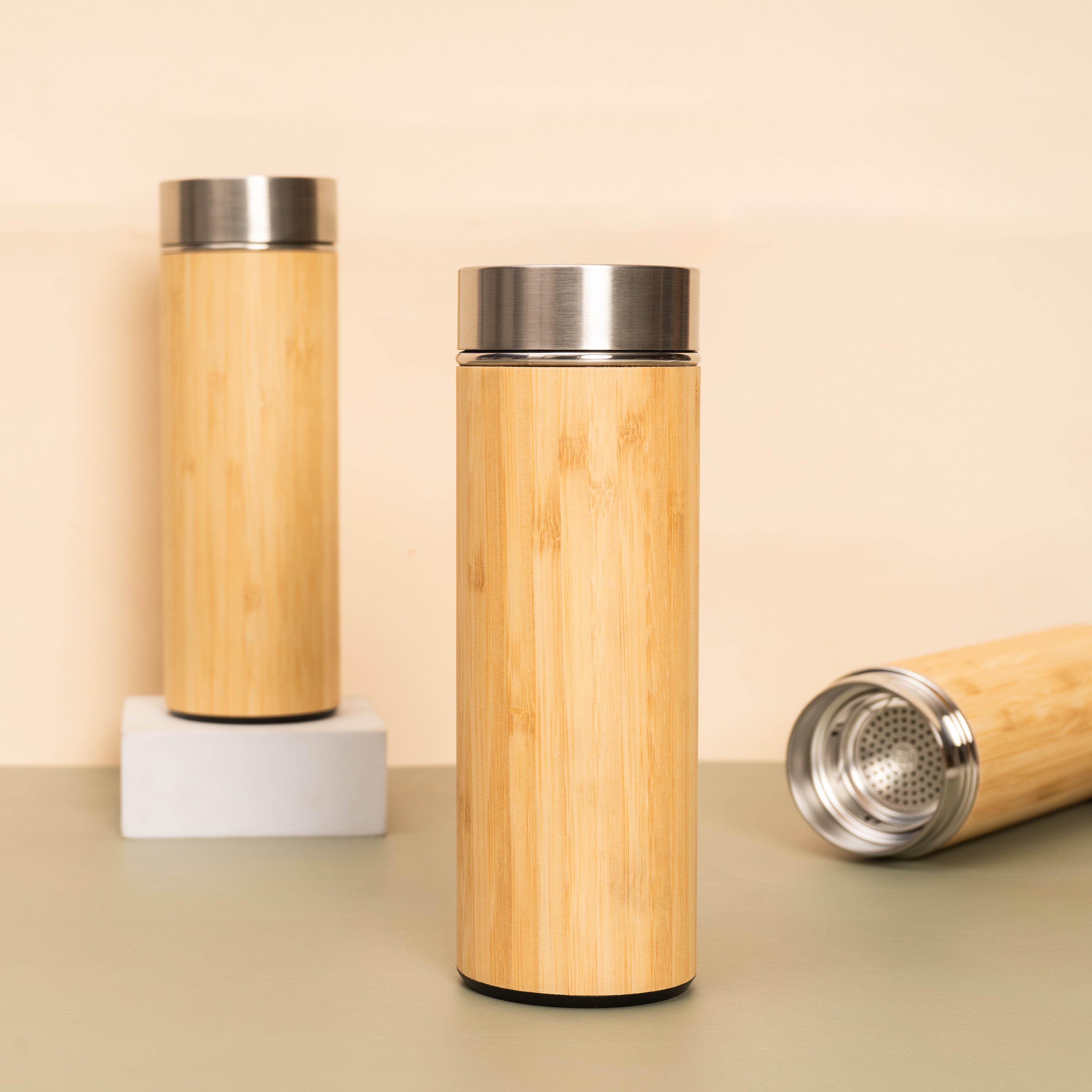 Eco-Friendly Bamboo Water Bottle Sustainable 500ml | The Zappy Box