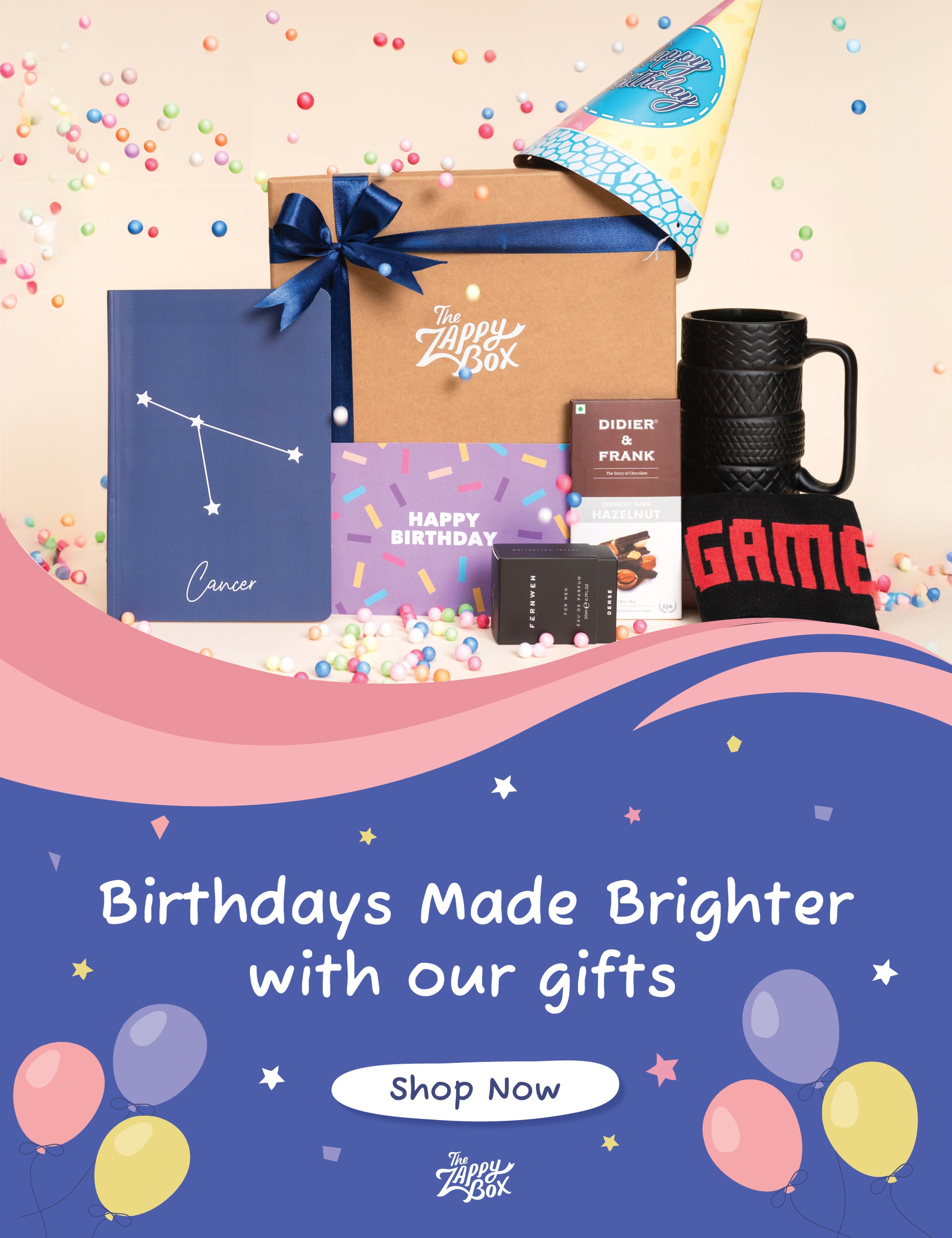 Gift Hampers & Boxes - Premium & Unique Hampers Online | The Zappy Box