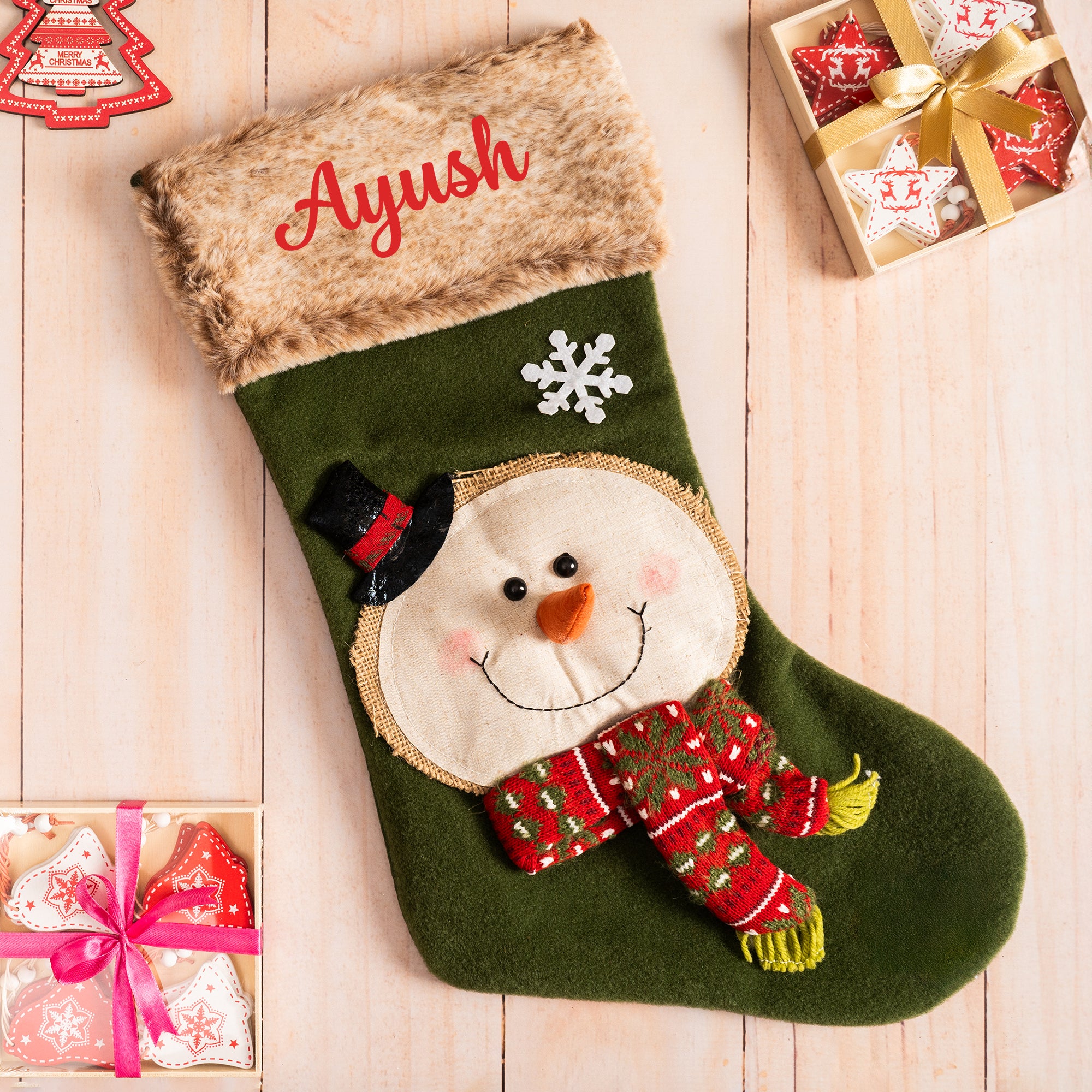 Personalized Snowman Special Stocking - Custom Christmas Stocking | The ...