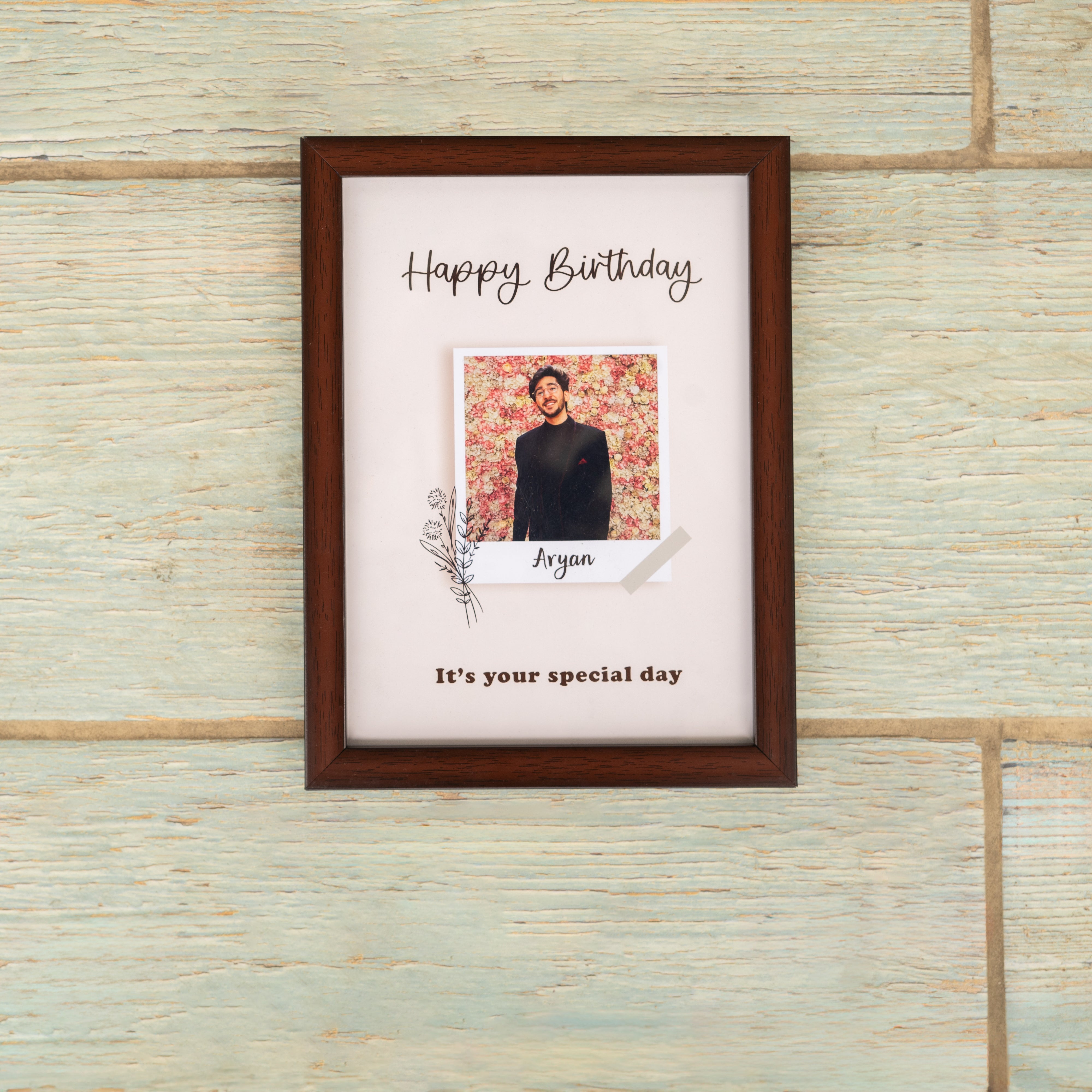 Happy Birthday Photo Frame - Customized Photo Frames for Birthday - The ...
